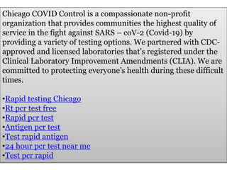 24 hour pcr test near me | PPTX | Infectious Diseases | Diseases and ...