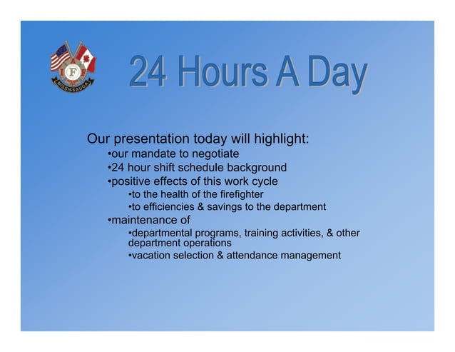 24 hour proposal presentation 10 01-06 | PPT