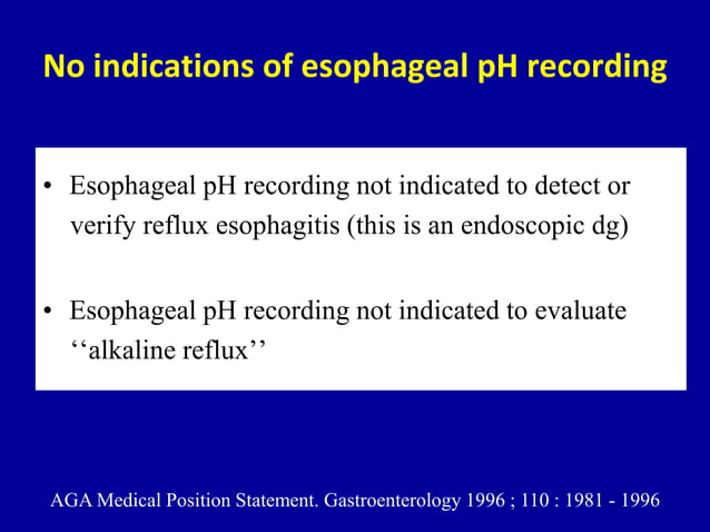 pH monitoring of the esophagus | PPTX