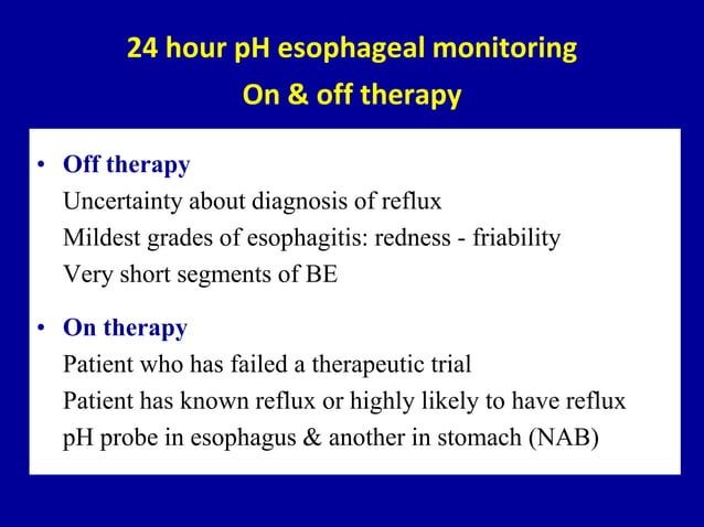 pH monitoring of the esophagus | PPTX