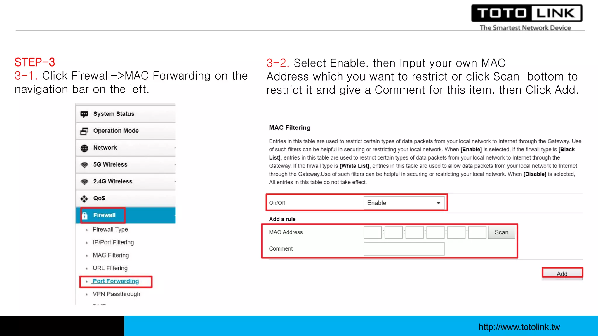 How to set up mac filtering on router to control the devices ? | PPT