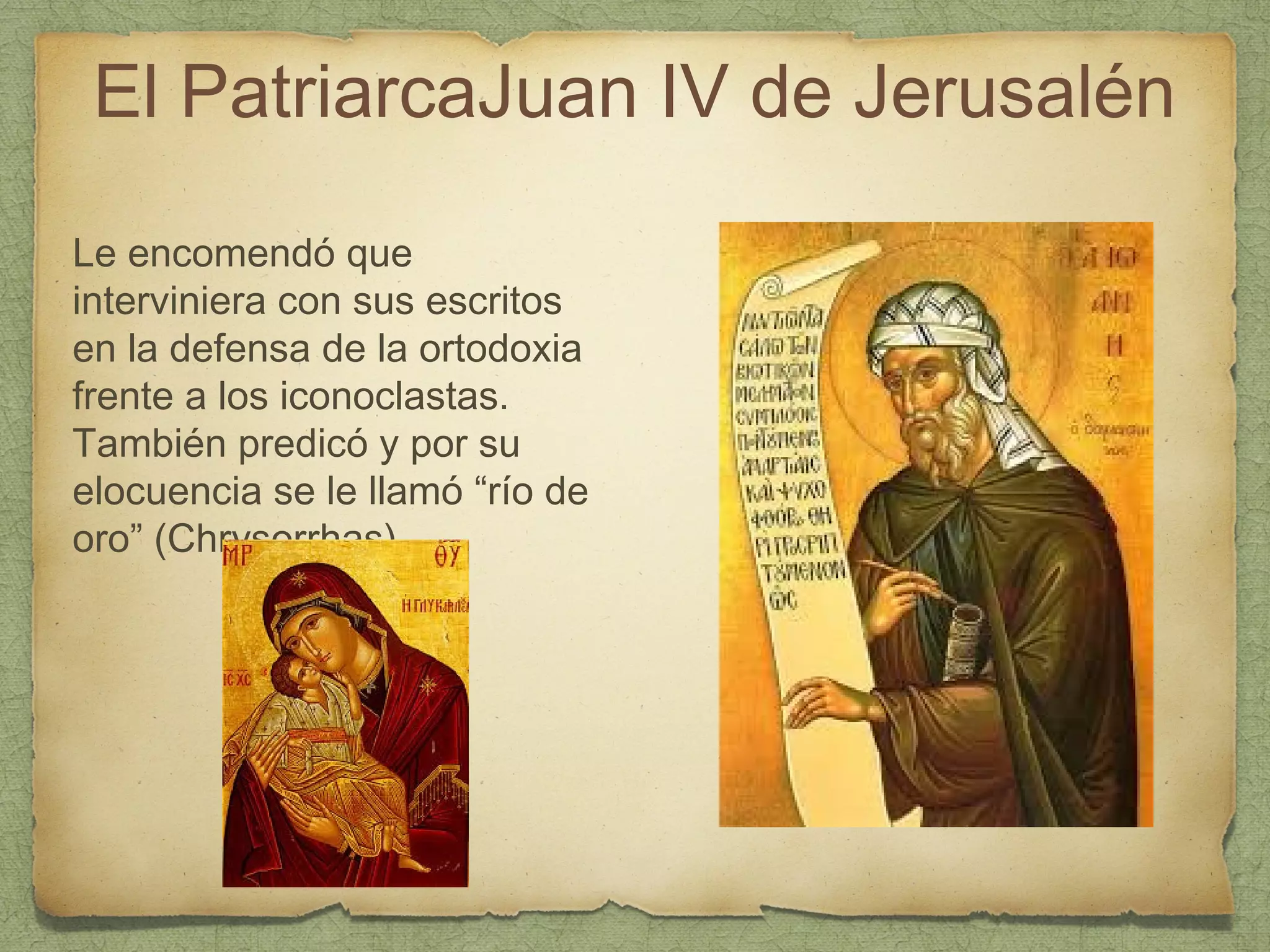 24 iconoclastas y juan damasceno | PPT