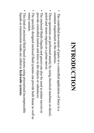 hydraulic systems | PDF | Physics | Science