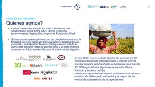 La experiencia de Cotton Connect en la integración de mercados – Julio ...