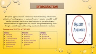 Inputsforsystemapproach- Techniques, methods approaches in pedagogy | PPT