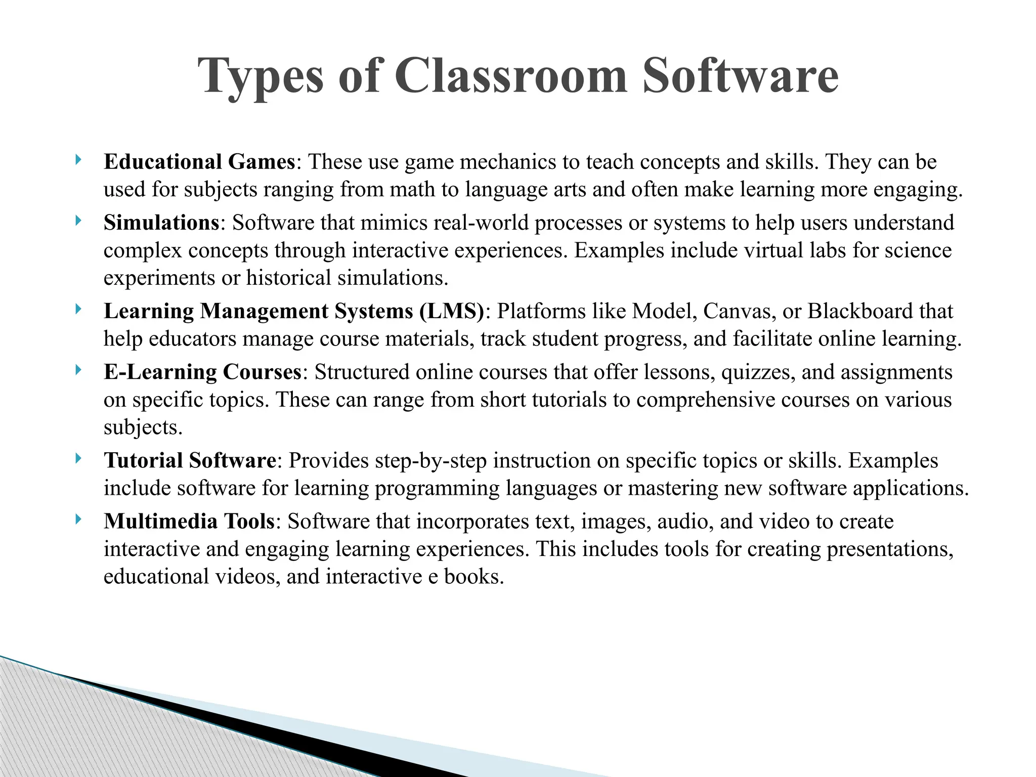 Educational software, reference software , | PPTX