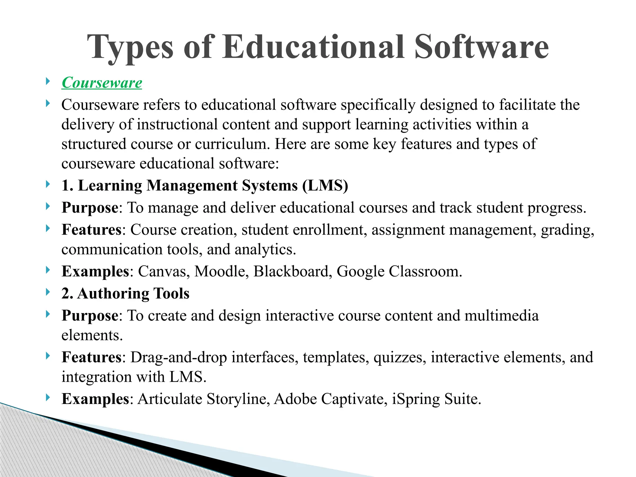Educational software, reference software , | PPTX