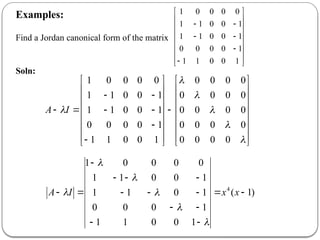 24 L4-Jordan.pptx Linear Transformation - Jordan Canonical Form PPT | PPTX