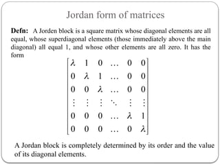 24 L4-Jordan.pptx Linear Transformation - Jordan Canonical Form PPT | PPTX