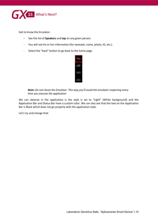 Laboratorio: Desarrollo para Smart Devices (continuación) | PDF | Operating Systems | Computer ...
