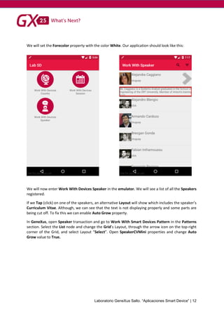 Laboratorio: Desarrollo para Smart Devices (continuación) | PDF | Operating Systems | Computer ...
