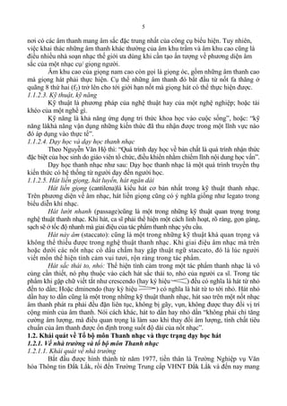 Luận văn: Dạy thanh nhạc cho sinh viên giọng nam cao, HAY, 9đ | PDF