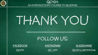 QC101: Sports Quizzicle | Piyush & Adarsh | PPT