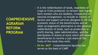 24 March 2023_Agrarian Reform in the Philippines - Abarca.pptx ...