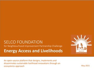NIP_Selco, Energy Solutions for everyone | PPTX