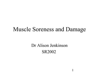 24 muscle damage sr2002 2013 aj | PPT