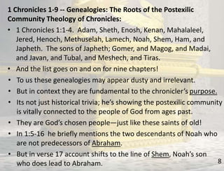 Session 24 Old Testament Overview - I & II Chronicles | PPTX
