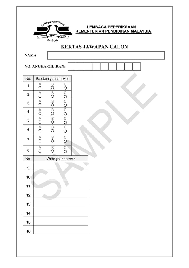 Pt3 reading sample test qp | PDF