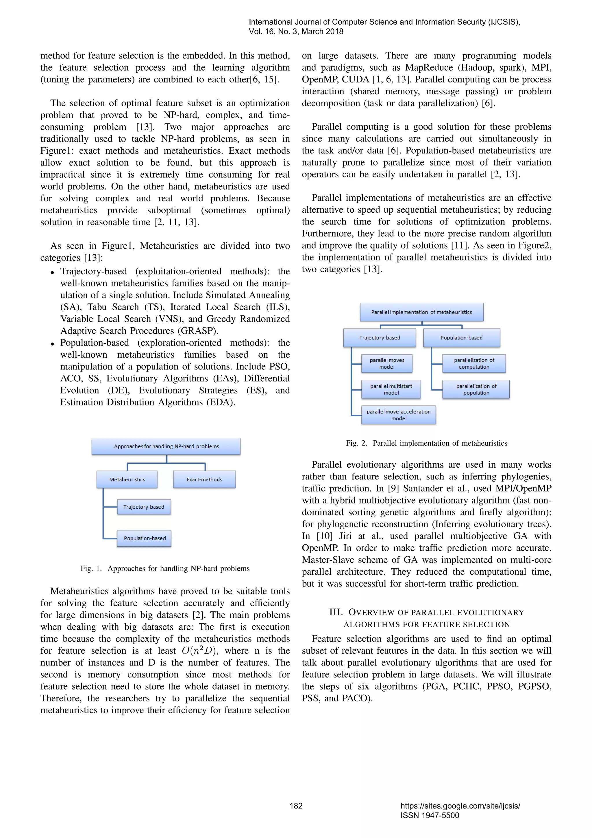 Parallel Evolutionary Algorithms For Feature Selection In High Dimensional Datasets Pdf