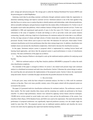 Multi-Tier Sentiment Analysis System in Big Data Environment | PDF