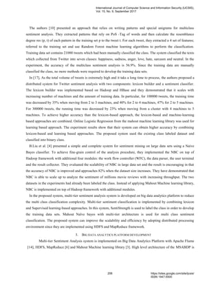 Multi-Tier Sentiment Analysis System in Big Data Environment | PDF