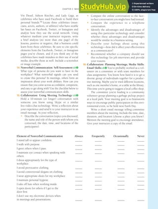 24 PART 1 Business CommuniCATion FoundATions 2 Mastering Team Skills ...