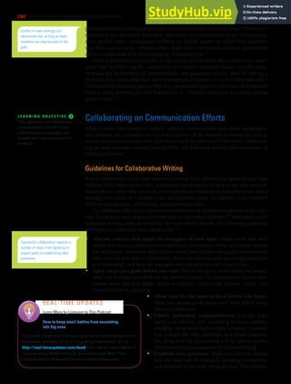 24 PART 1 Business CommuniCATion FoundATions 2 Mastering Team Skills ...