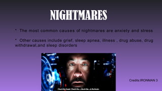 nightmare mare disorder , types of nightmare | PPTX