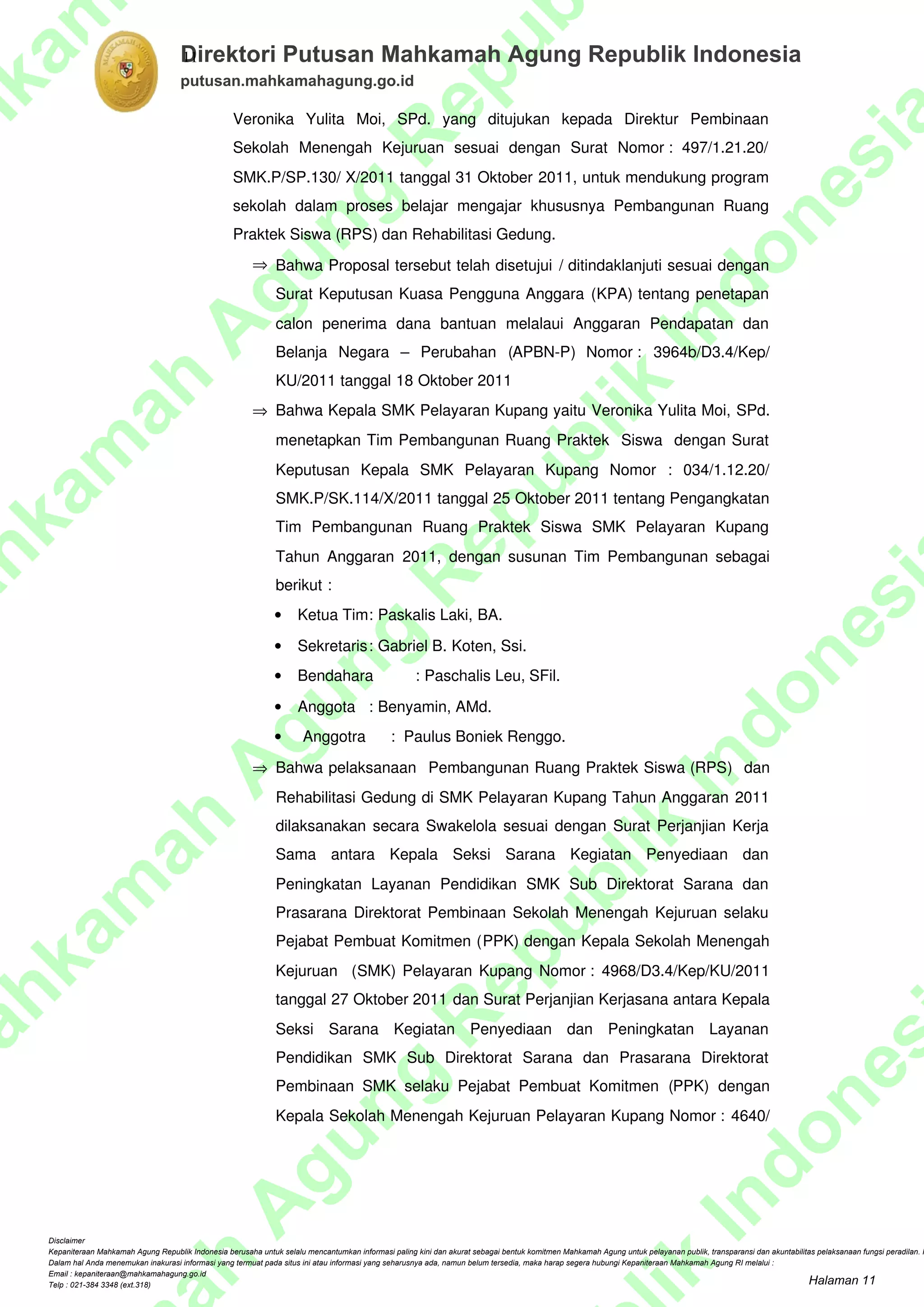 Putusan Mahkamah Agung | PDF