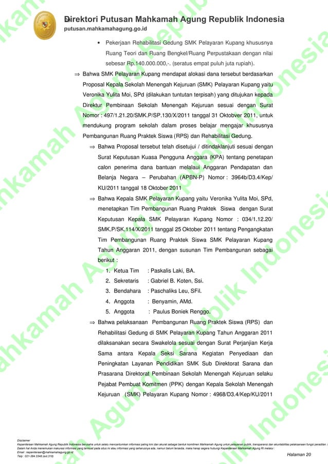 Putusan Mahkamah Agung | PDF