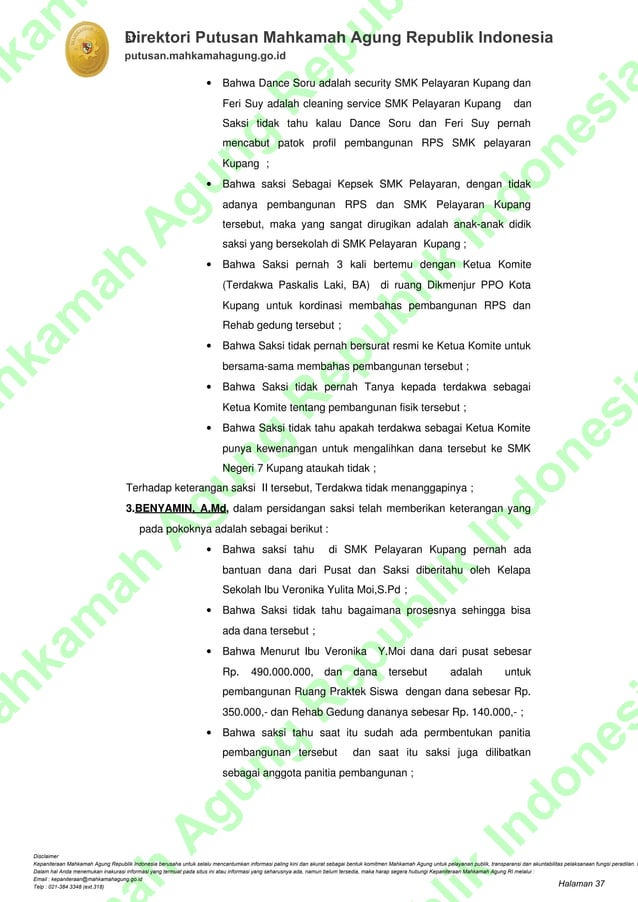 Putusan Mahkamah Agung | PDF