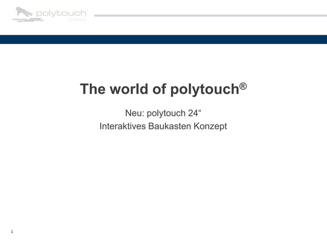 24 polytouch brick concept | PPT