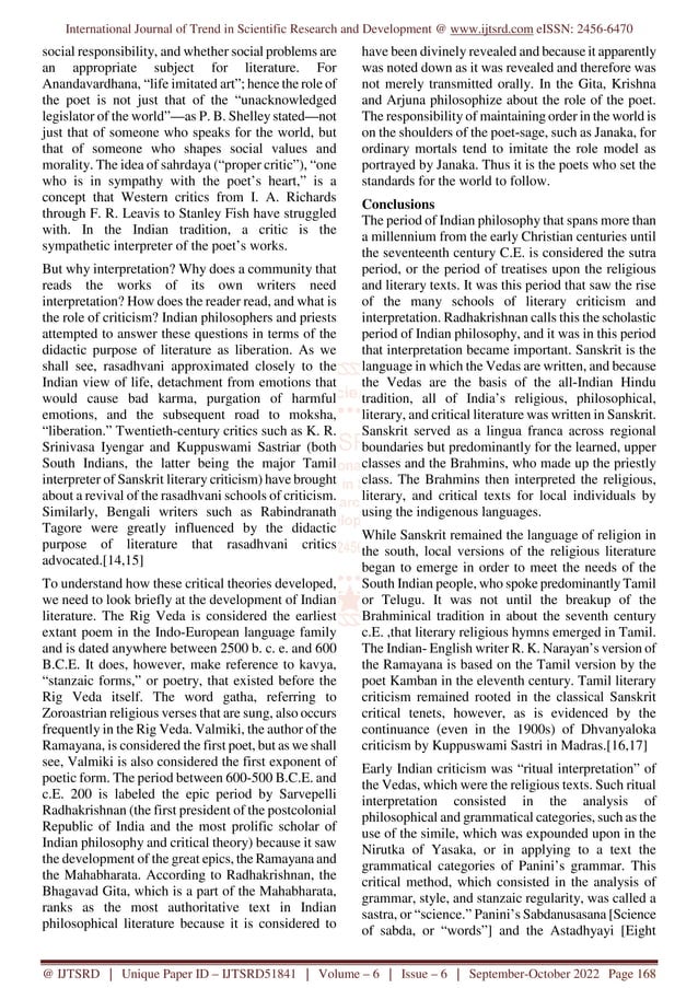 Postcoloniality of Indian Poetics A Critical Analysis | PDF