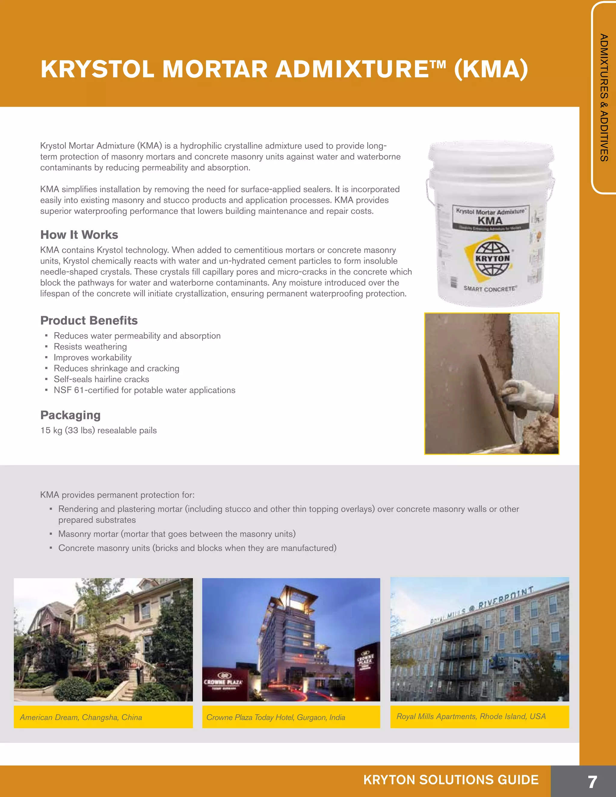 Kryton Concrete Waterproofing and Durability Solutions Guide | PDF