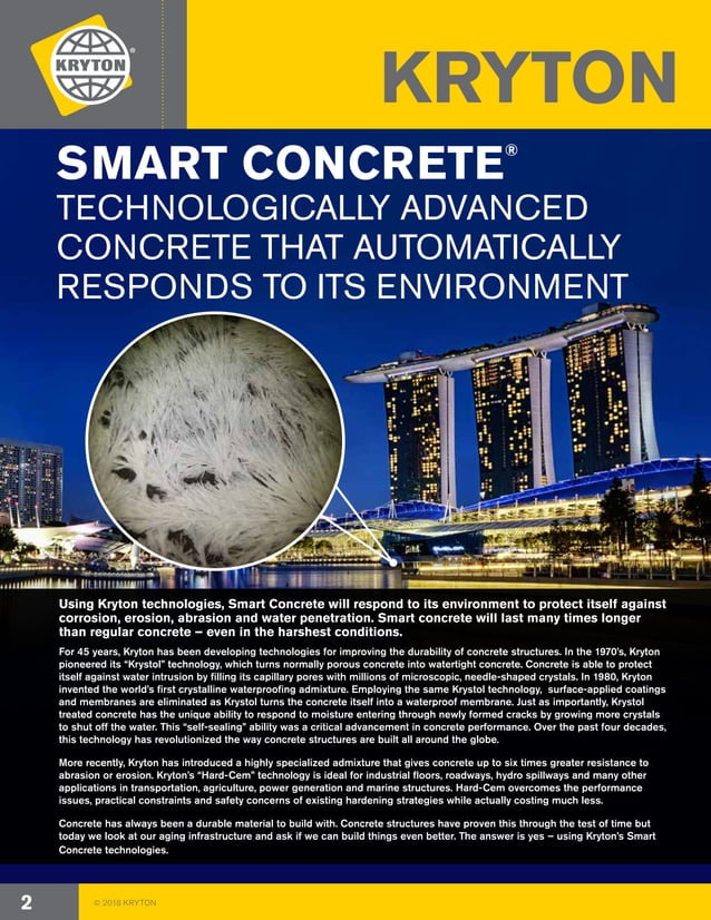 Kryton Concrete Waterproofing and Durability Solutions Guide | PDF ...