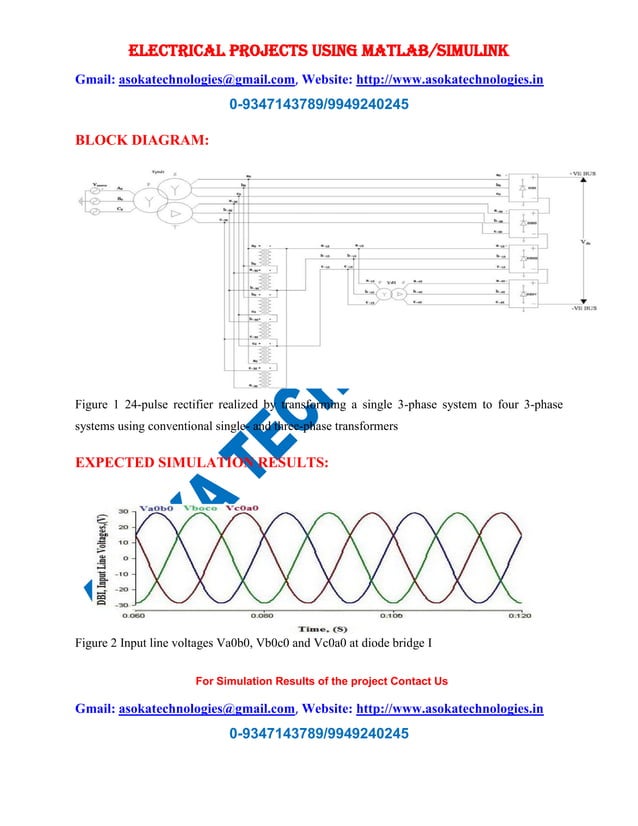 24 pulse rectifier realization by 3 phase to four 3 phase ...