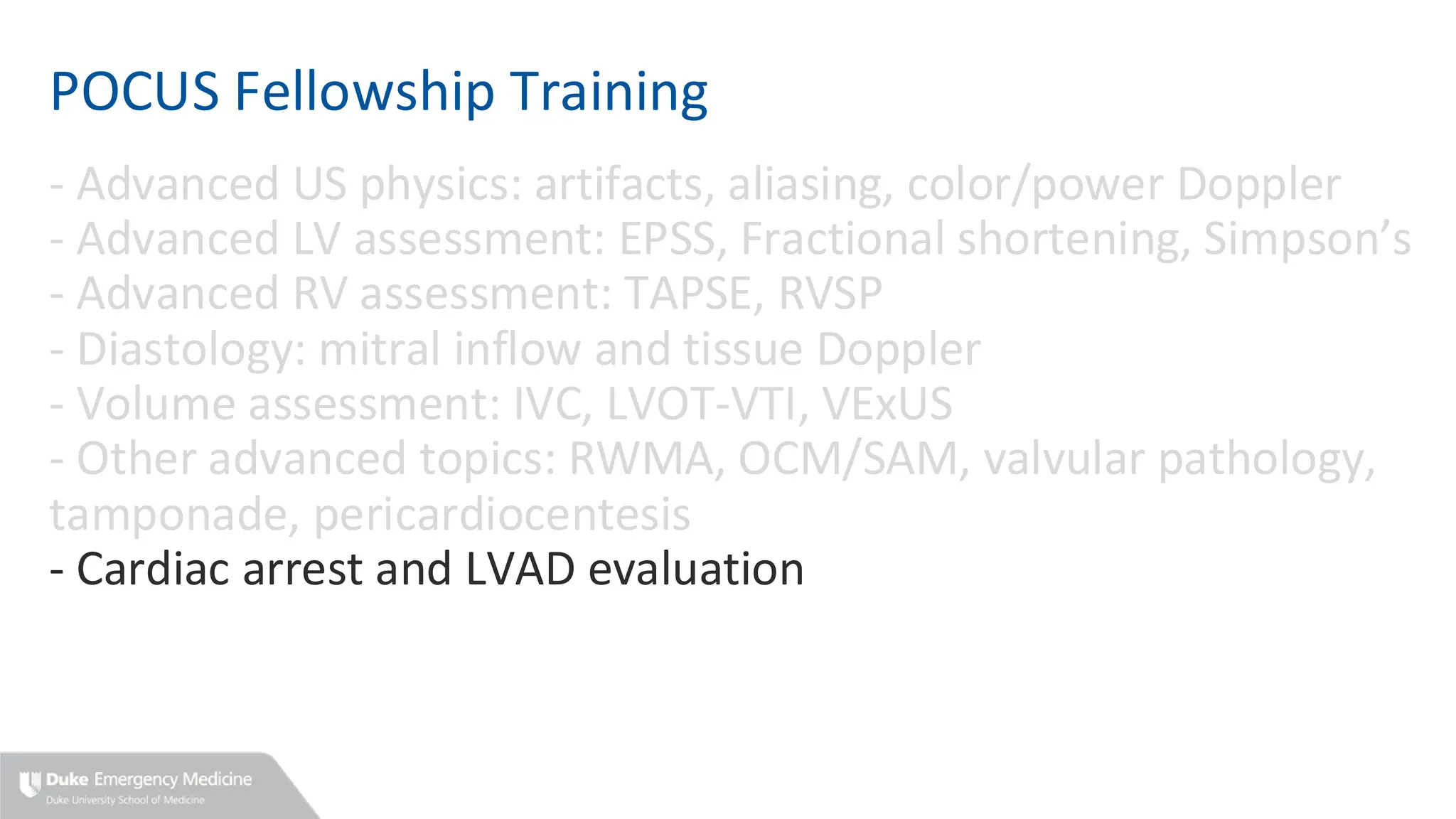 Training and Use of Cardiac POCUS in the Emergency Department | PDF