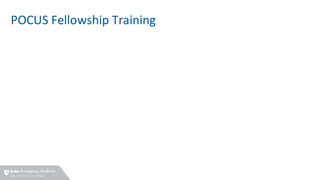 Training and Use of Cardiac POCUS in the Emergency Department | PDF