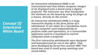 24_Sanjay_Interactive White Board . pptx | PPT