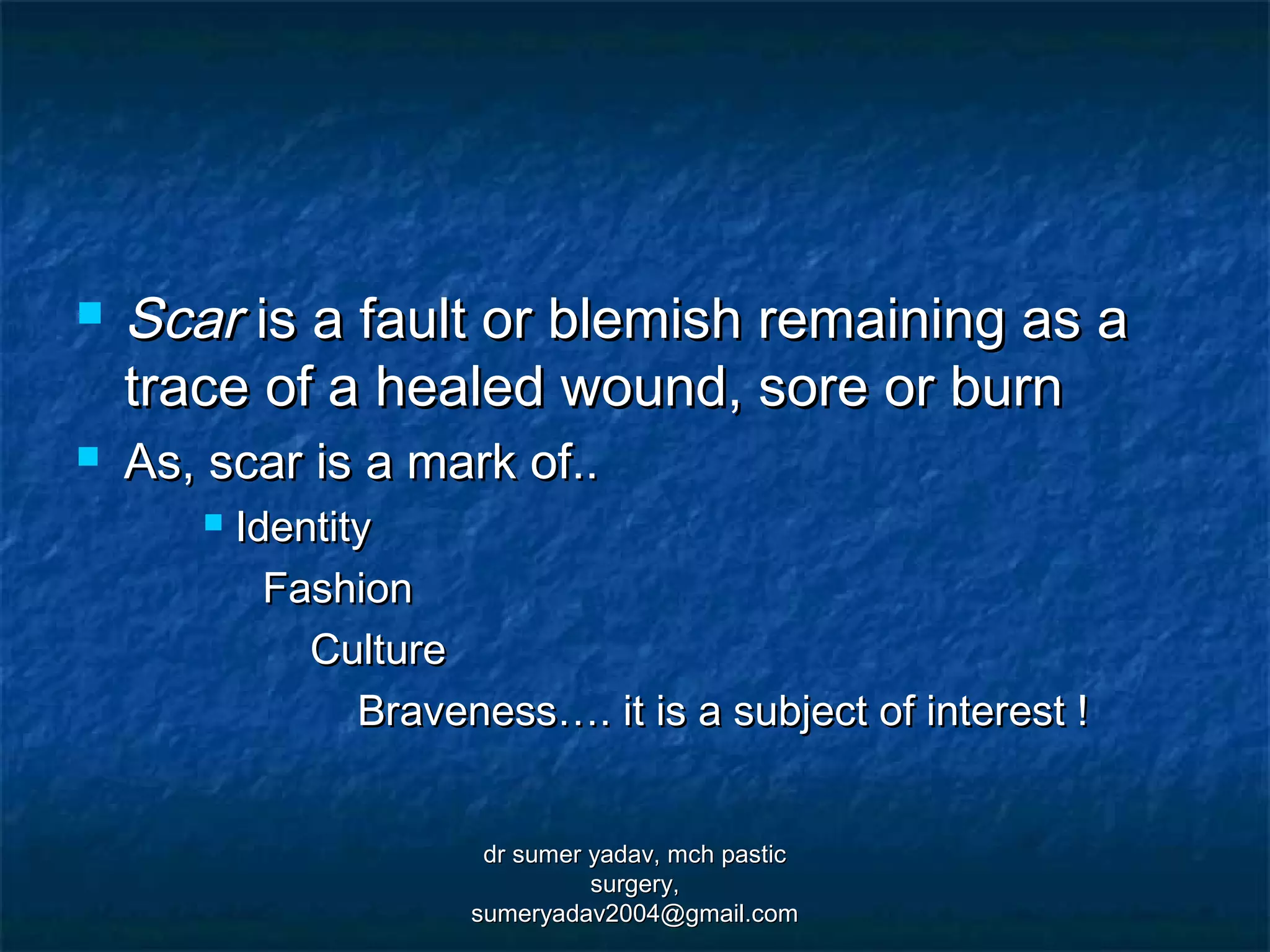 scar revision , z plasty | PPT