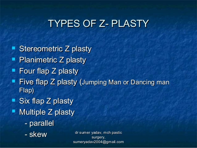scar revision , z plasty