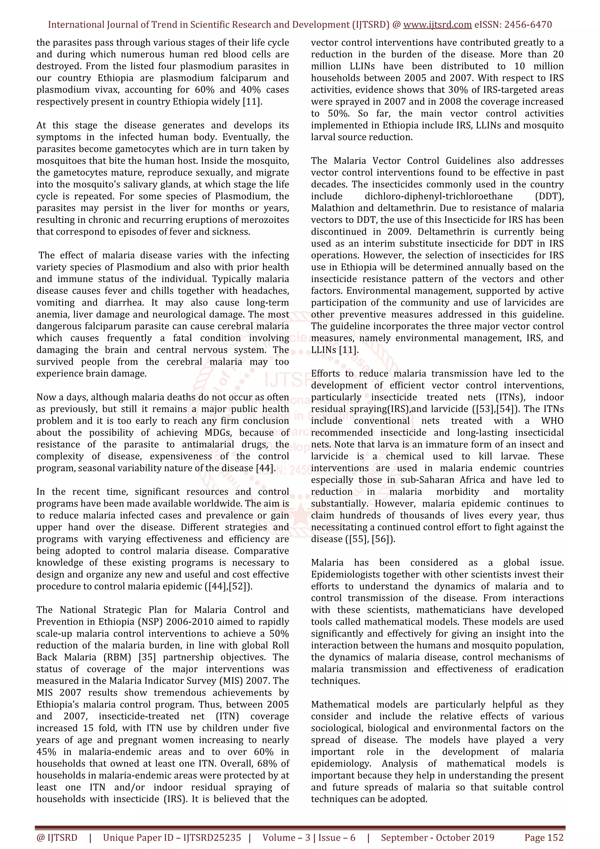 SEIR Model and Simulation for Controlling Malaria Diseases Transmission ...