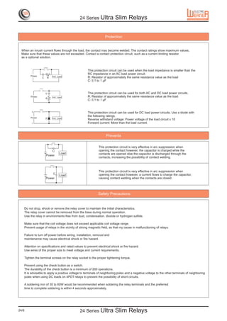 Ultra Slim Relays | PDF