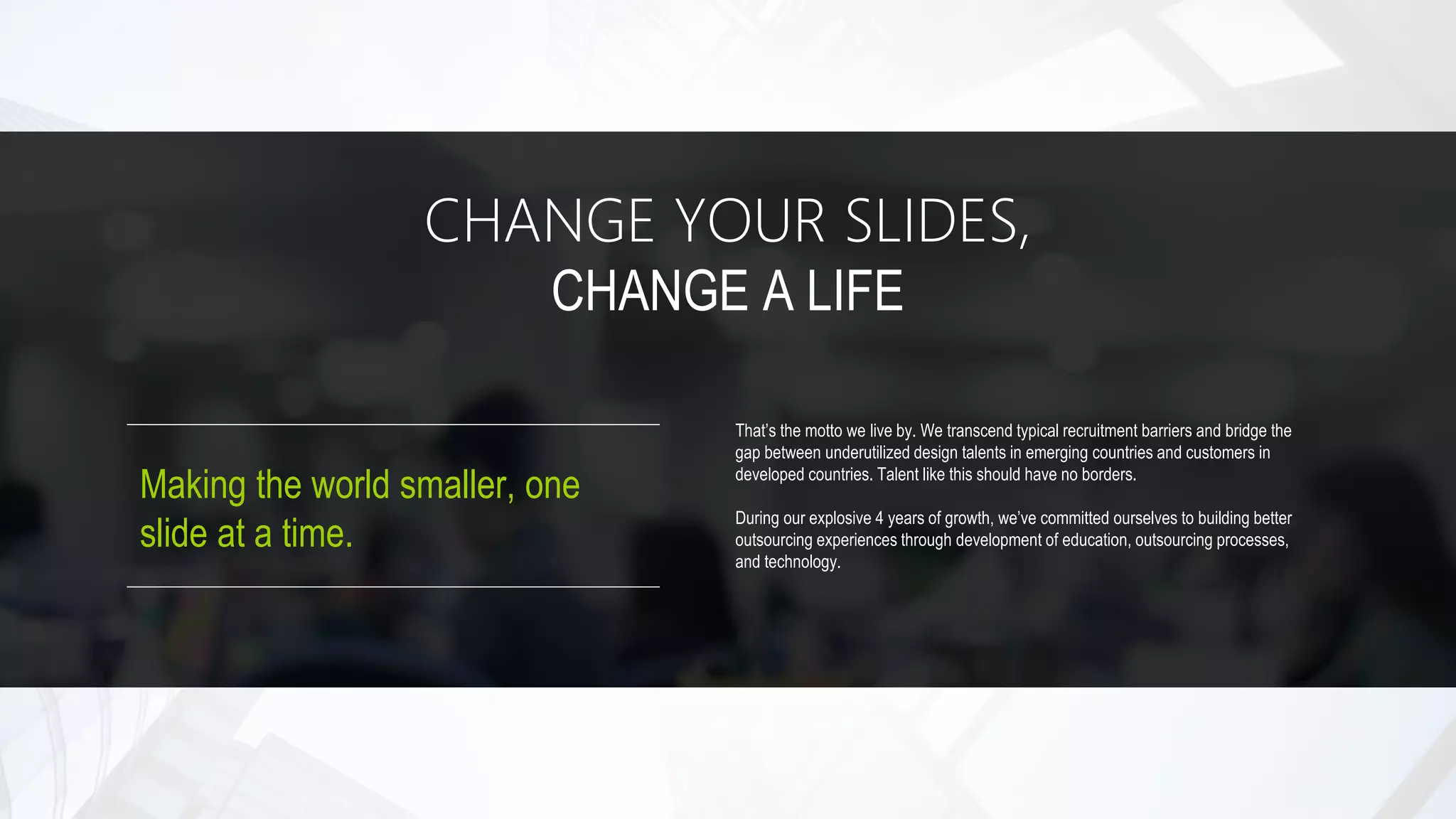 High Impact Power Point Templates | PPT