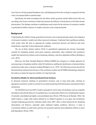 Influencia del cam clay model modificado | PDF