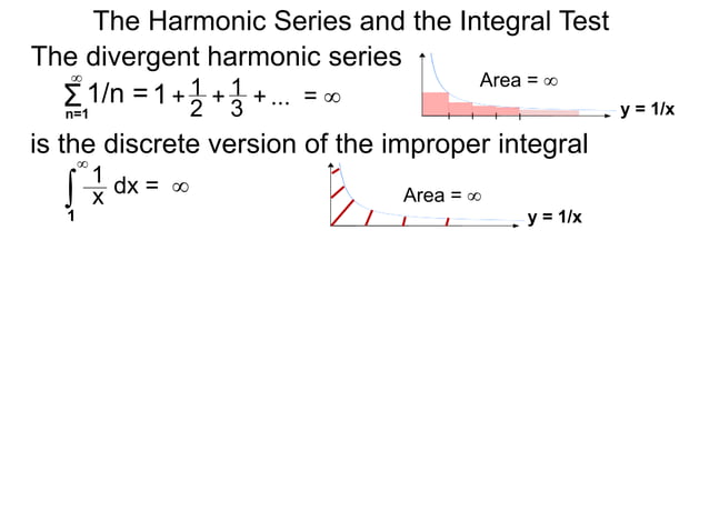 24 the harmonic series and the integral test x | PPT