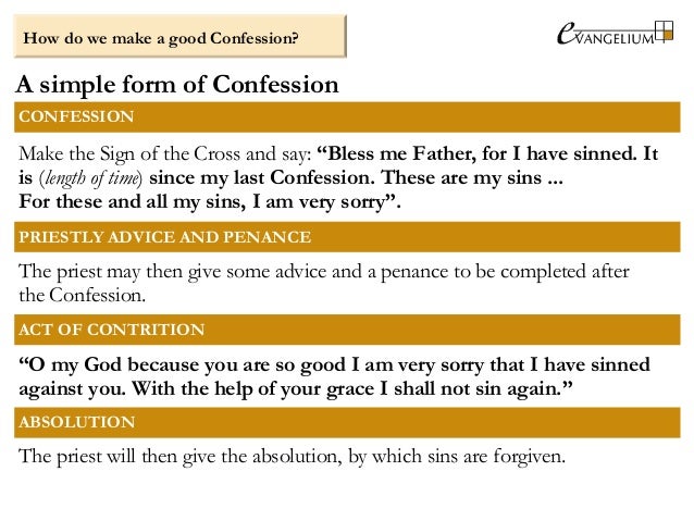 the practice of confession