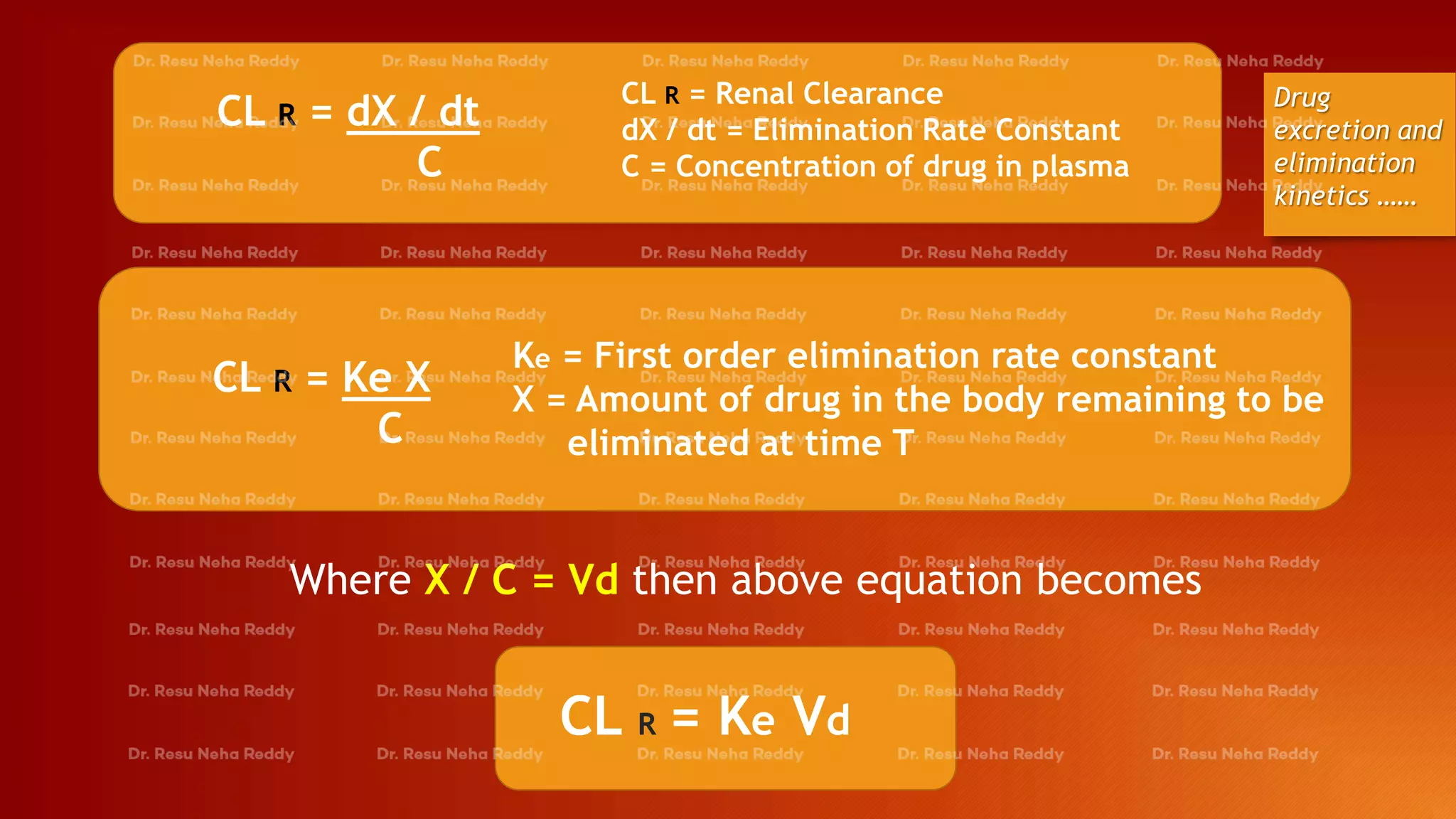 Drug Excretion and Elimination Kinetics | PPTX