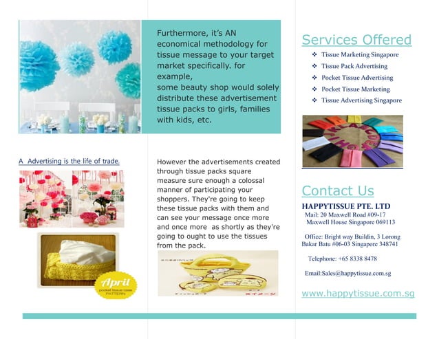 Tissue Promotions | PPT