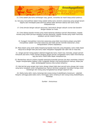 24 tips menempuh kehidupan | PDF